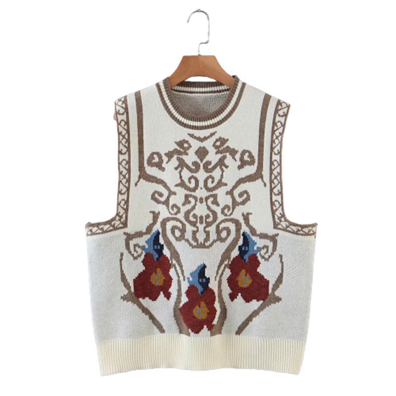 Women Spring Autumn Folk-Custom Totem Sweater Fema... – Grandado