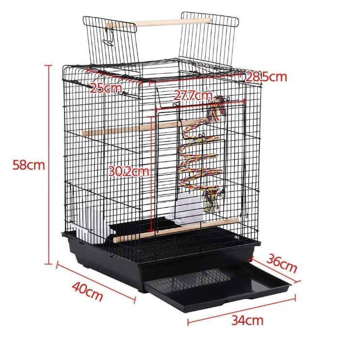 Fast Ship Wire Bird Cages Metal Agapornis Cage for... – Vicedeal