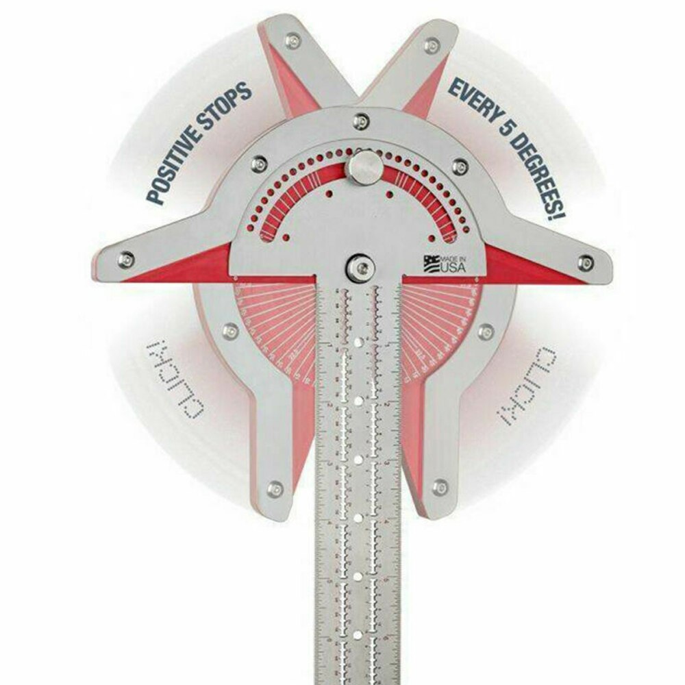 Woodworking Angle Protractor Finder Two Arms Edge ... – Grandado