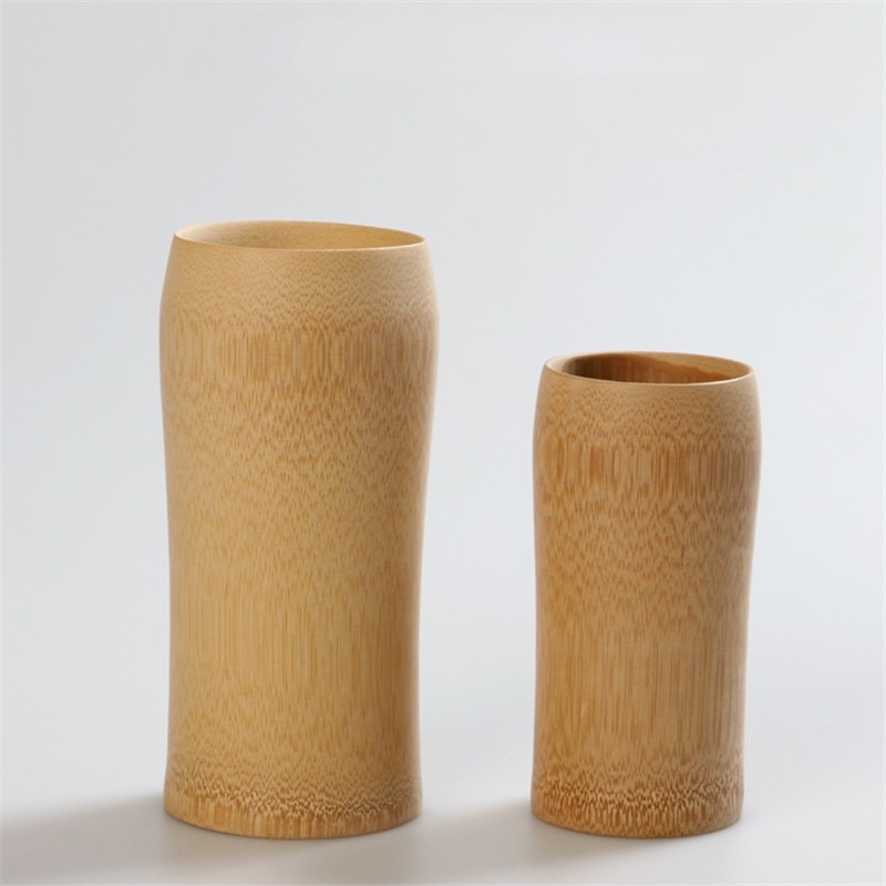 Natural Bamboo Tea Cups Beer Tumbler Office Coffee... – Grandado