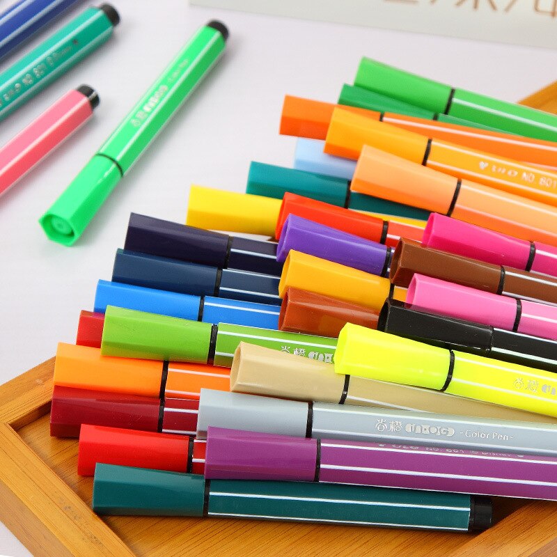 Washable Brush 36 Color Large Capacity Color Pen P... – Vicedeal