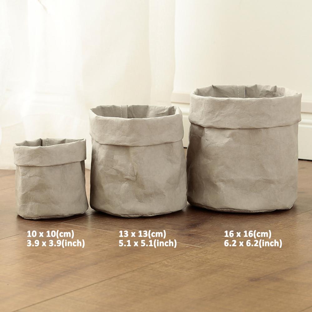 Succulents Planter Pot Washable Kraft Paper Flower... – Vicedeal