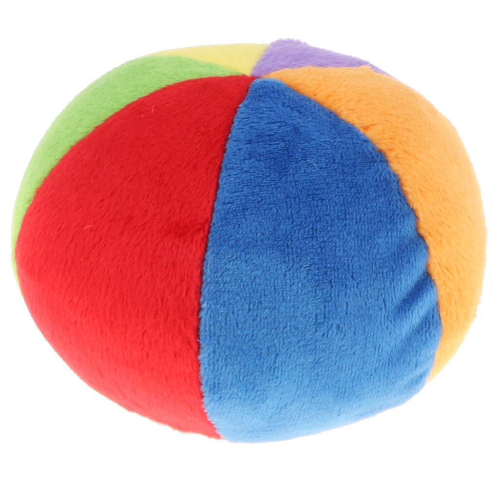 Colorful Sensory Soft Plush Ball Rattle, Hand Shak... – Grandado