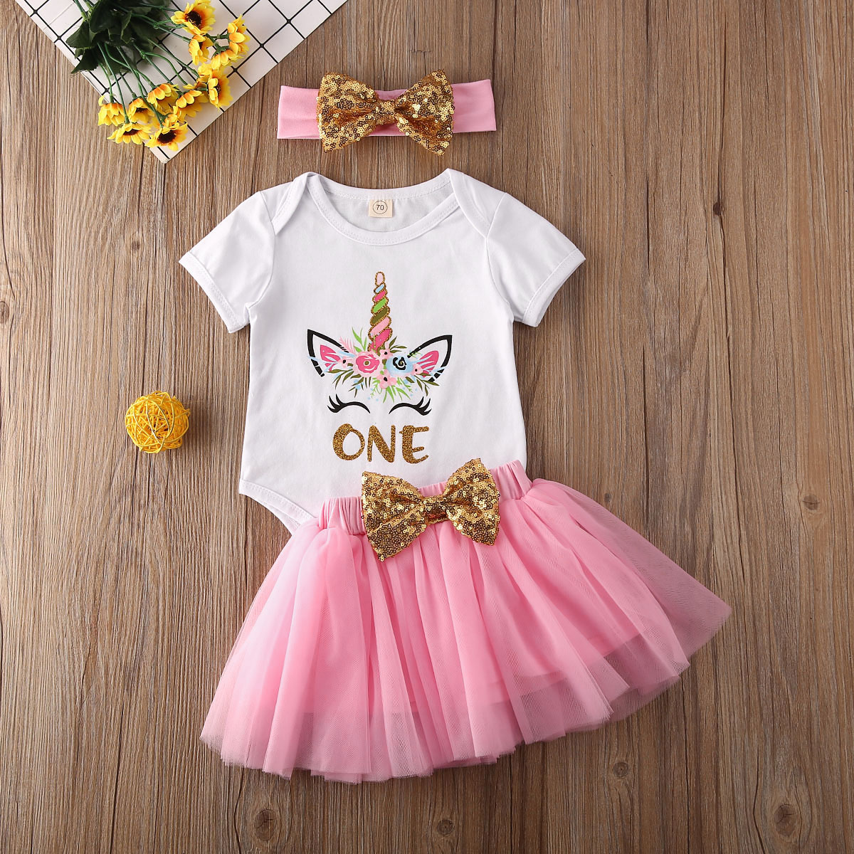 1 2 Year Birthday Baby Girl Dress Summer Girls Clo... – Grandado