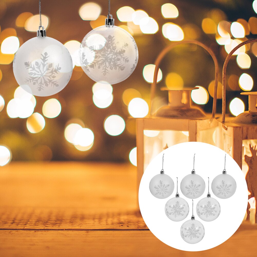 6Pcs Christmas Hanging Balls Xmas Tree Hanging Dec... – Grandado