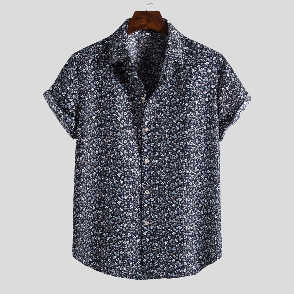 Heren Hawaiiaanse Shirt Korte Mouw Casual Bloemen ... – Grandado