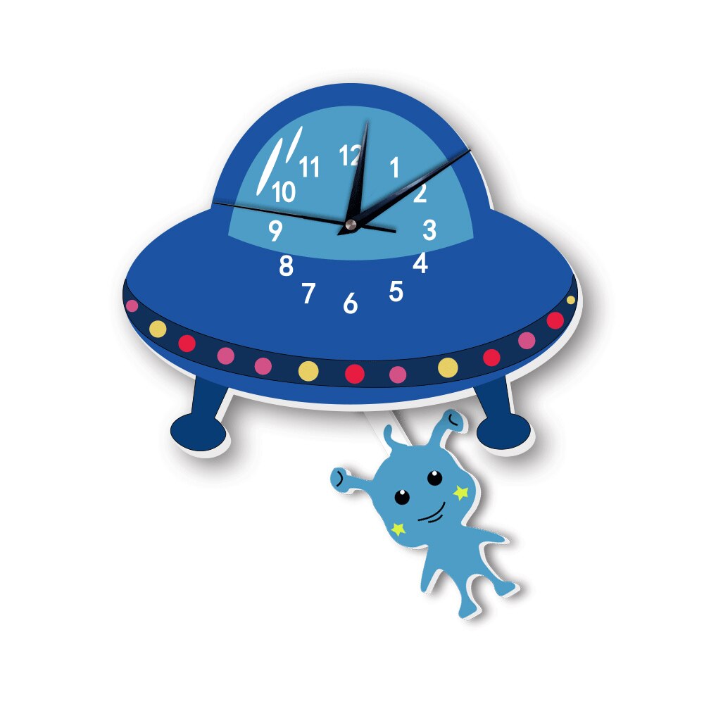 Home Decoration Cartoon Wall Clock Cartoon 3D DIY ... – Vicedeal