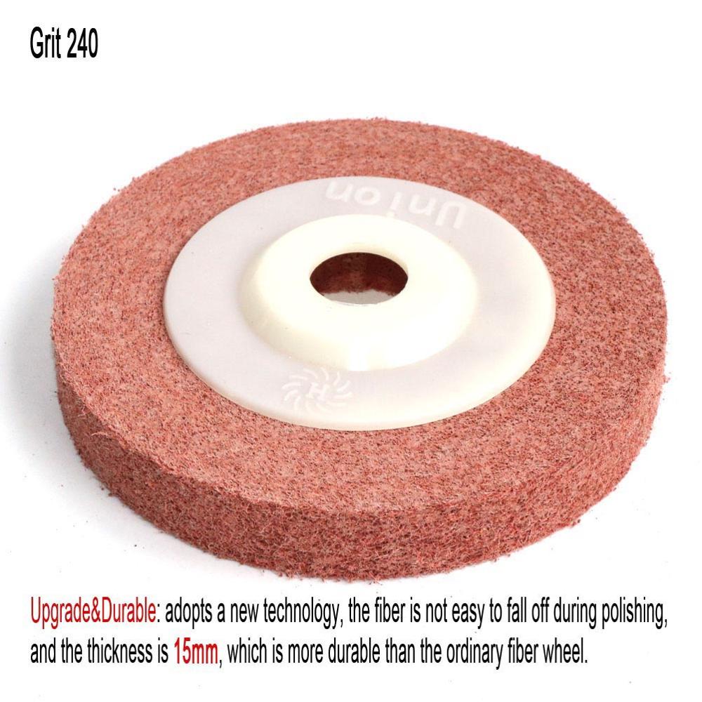 4" Nylon Fiber Polishing Wheel Non woven Abrasive ... – Grandado