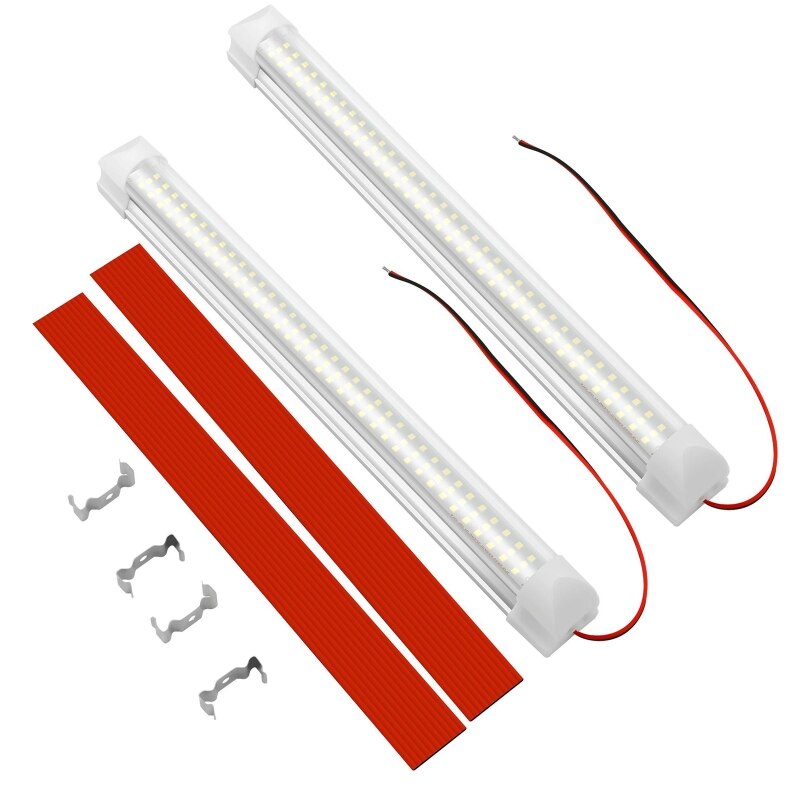 2X108 Led Auto Interieur Wit Strip Licht Bar Auto ... – Grandado