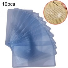 10Pcs Transparent Credit Card 3X Magnifier Wallet ... – Grandado