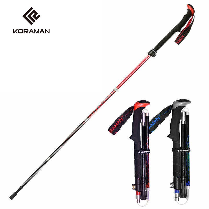 Walking Stick Carbon Fibers Folding Stick 5 Sectio... – Vicedeal