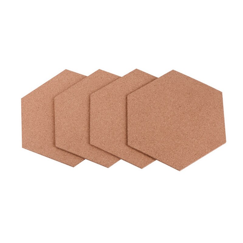 4 Pieces Of Cork Board Drawing Self-Adhesive Multi... – Grandado
