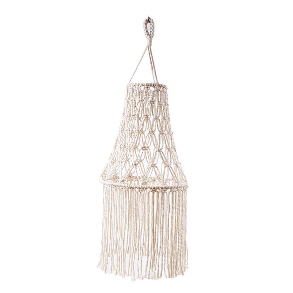 Ręcznie robiony klosz robić lampy Boho ręcznie tka... – Grandado