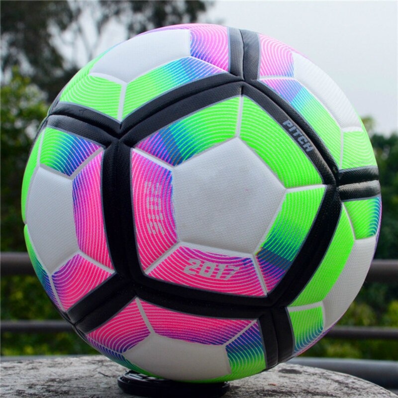 Soccer Ball Official Size 5 Football Ball PU Slip-... – Grandado