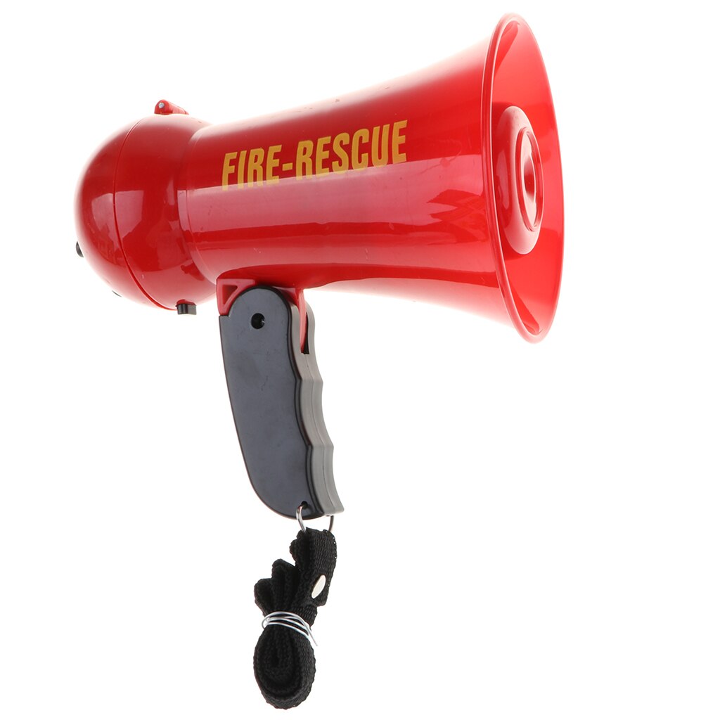 Pretend Fire Chief Toy Megaphone - Siren Sounds fo... – Grandado
