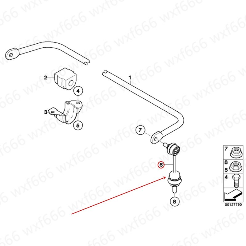 Rear balance bar hanger Balance bar 528b mw530 Sta... – Grandado
