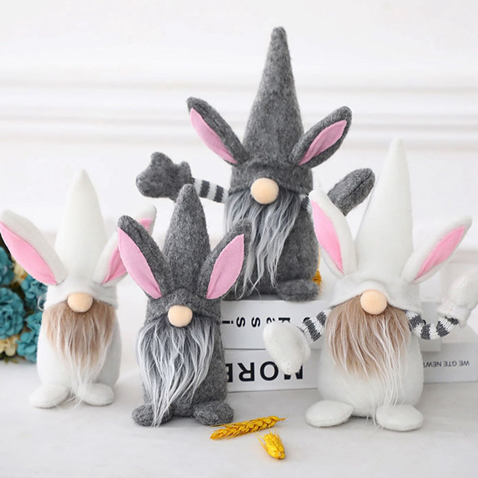 's Day Handmade Gnome Faceless Plush Doll Easter f... – Grandado