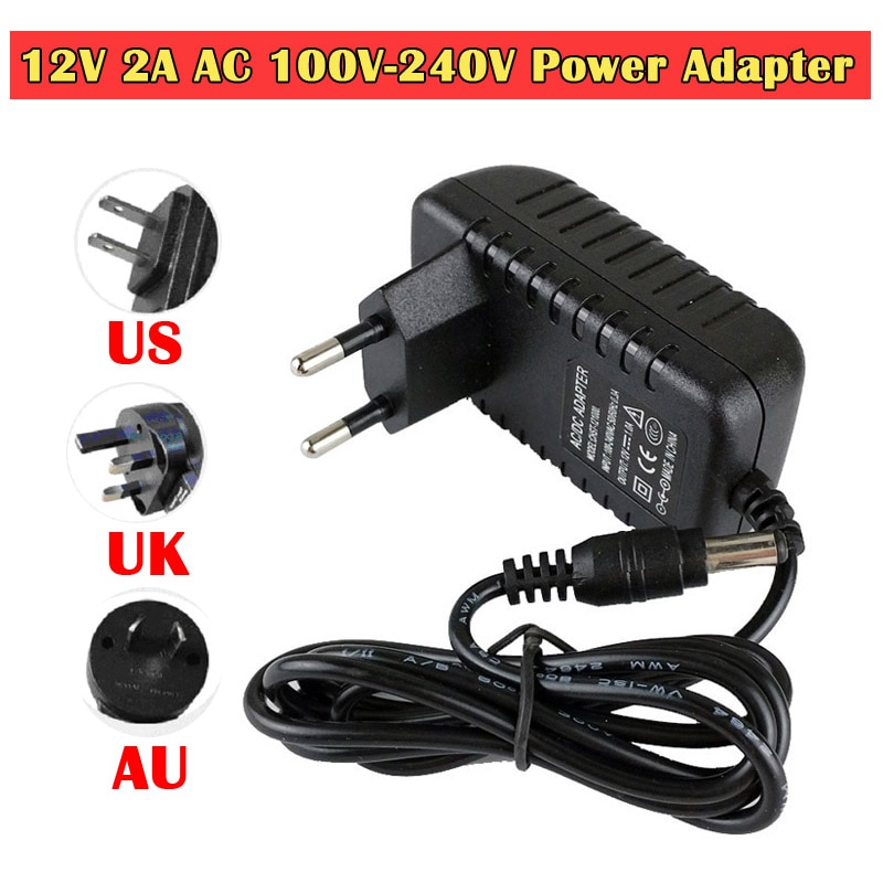 12v 2a ac100v-240v konverter adapter dc 12v 2a 20... – Vicedeal