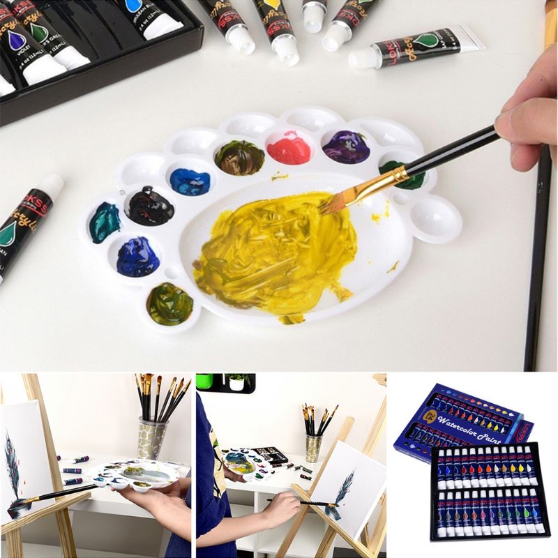 1 Set 24 Color Set of Art Oil Paint in Large 12ml ... – Grandado