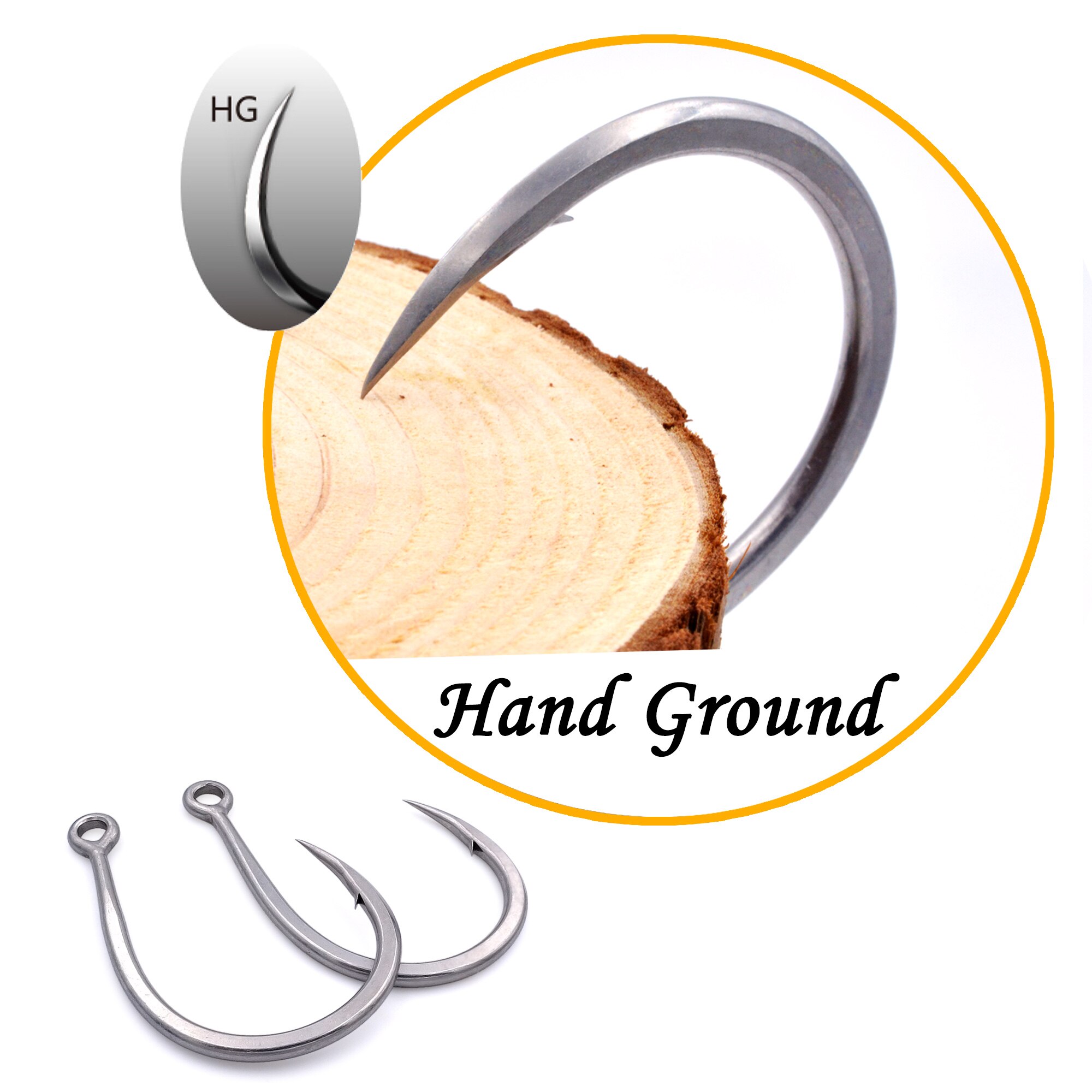 5x #1-#13/0 hameçons simples pour la pêche en mer ... – Grandado