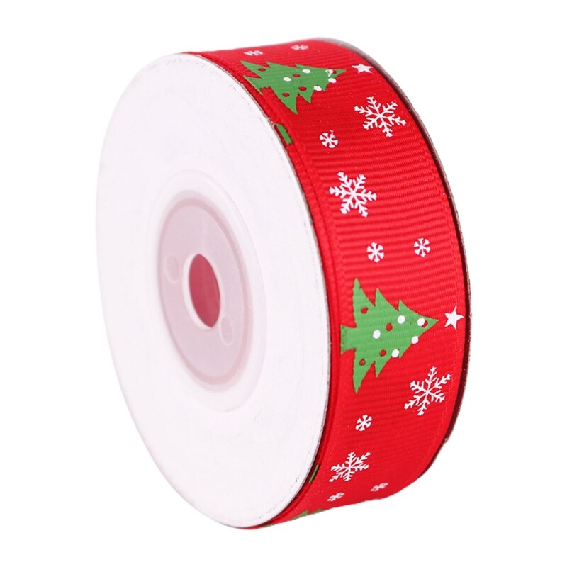 10 Rolls 10 Yards 20Mm Kerstboom Afdrukken Rood Gr... – Grandado