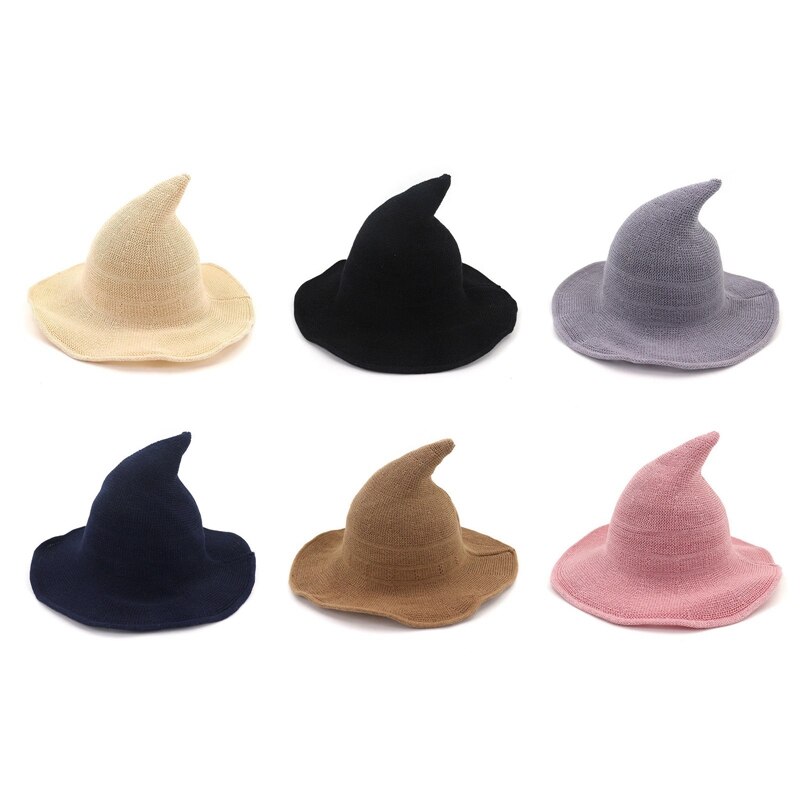 Women Modern Witch Hat Foldable Costume Sharp Poin... – Vicedeal
