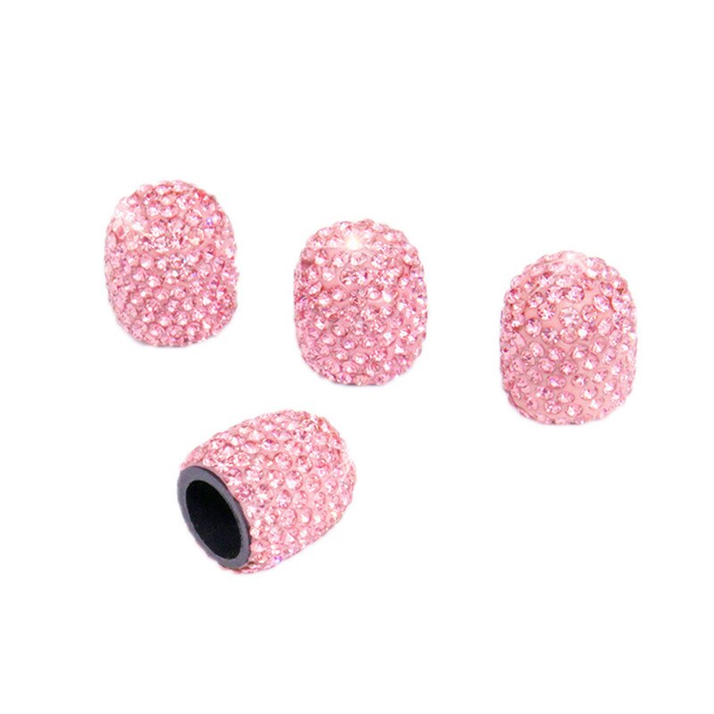 4 Pcs/Set Rhinestone Car Wheel Tire Valve Caps Tyr... – Vicedeal