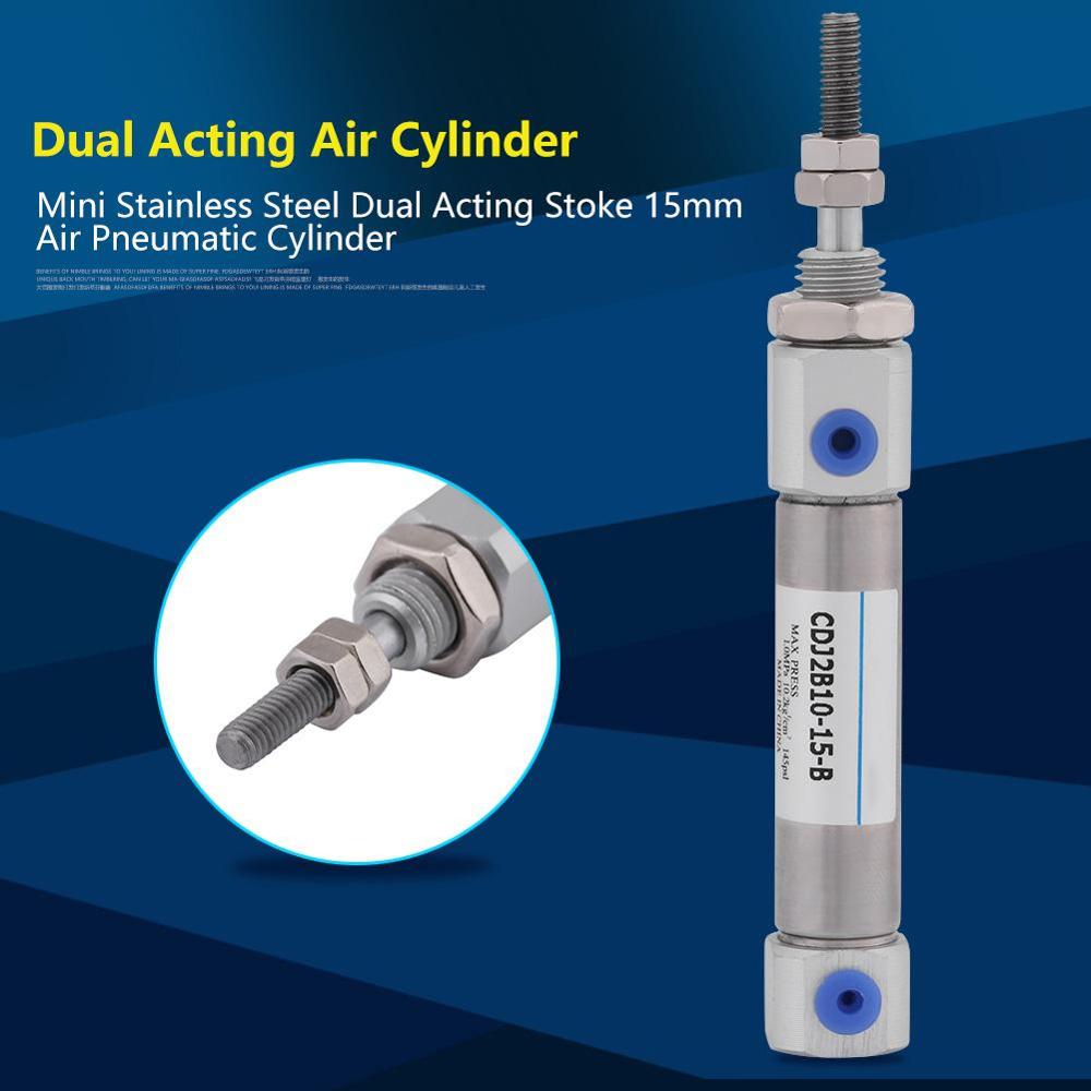 CDJ2B Dual Acting Pneumatic Cylinder Mini Stainles... – Grandado