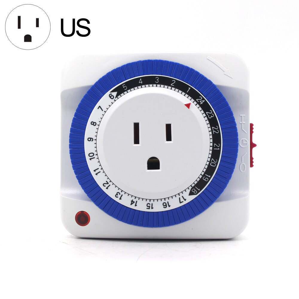 ManHua 24 Hour Timer Socket Mechanical Program Tim... – Grandado