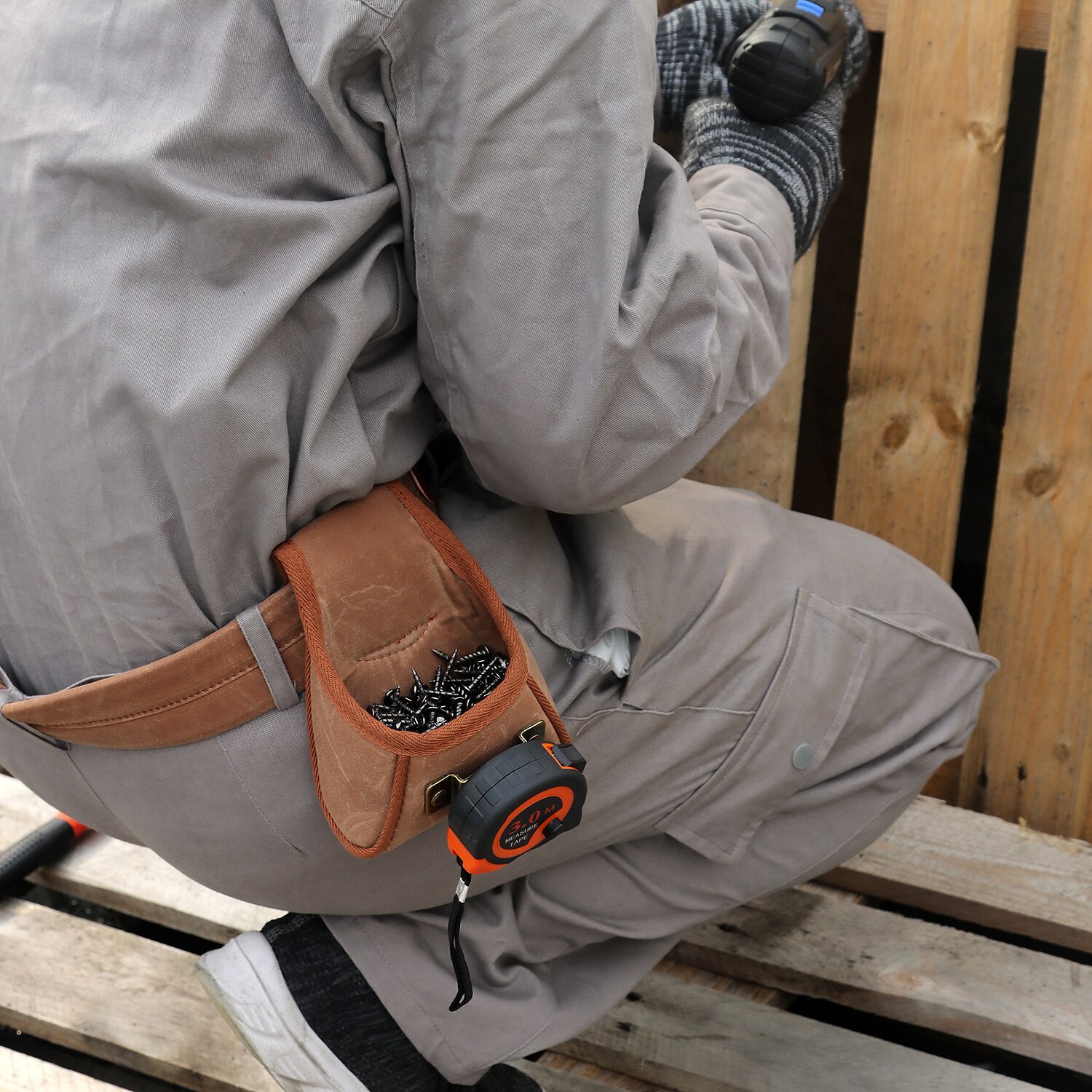 Tourbon Carpenter Meetlint Clip Houder Gereedschap... – Grandado