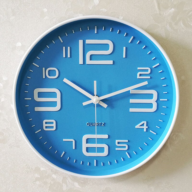 Round Digital Wall Clocks Home Decor Watch Wall Cl... – Grandado