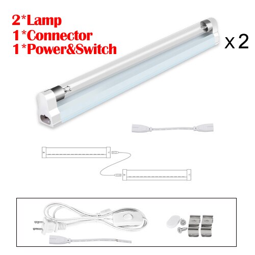T5 UV sterilizer UVC Lamp 6W 8W UVC LED Disinfecti... – Grandado