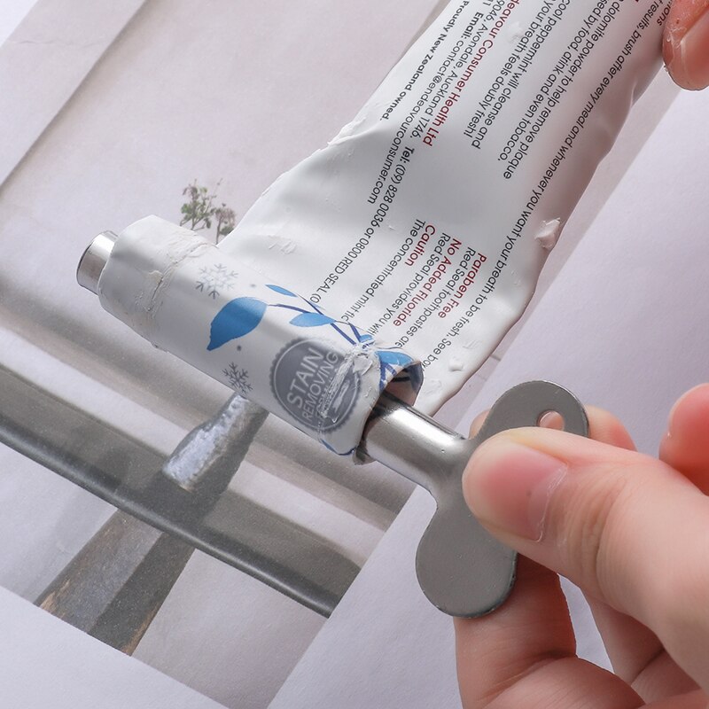 Silver stainless steel toothpaste extrusion tube b... – Vicedeal