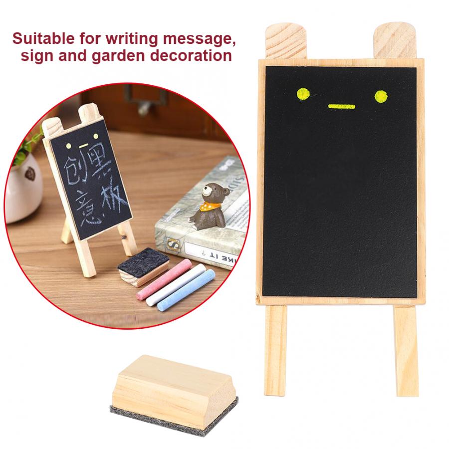 3Pcs Rectangle Chalkboard Blackboard Seat Stand Me... – Grandado