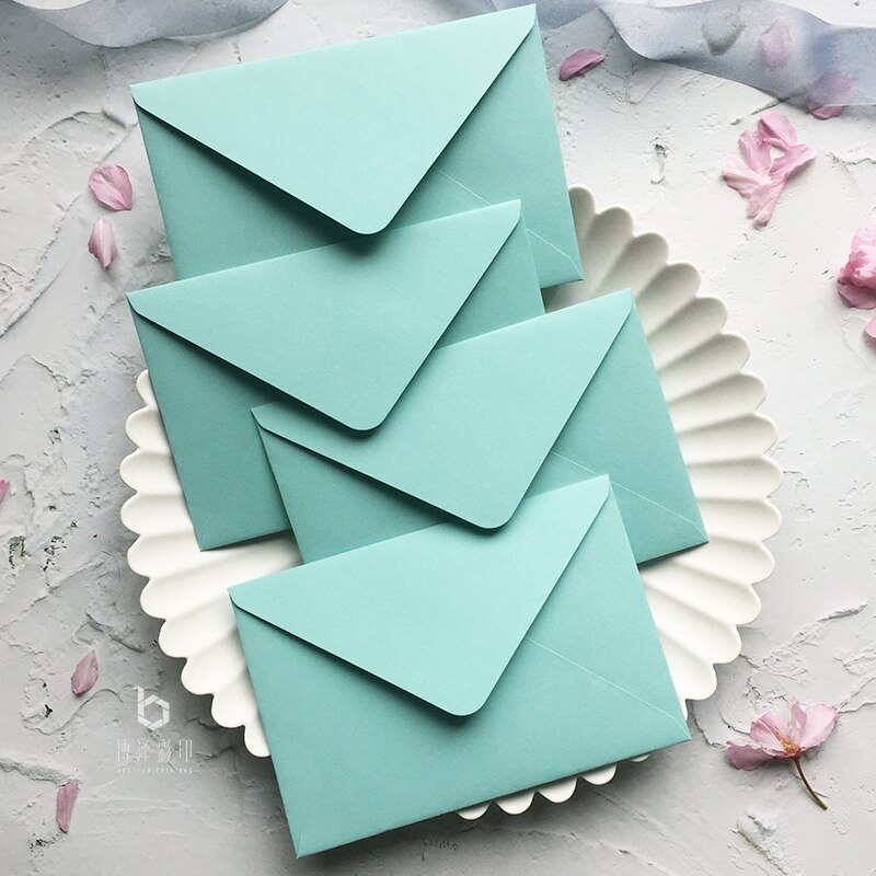 5pcs/pack Blue Wedding Envelopes Gauze Paper Luxur... – Grandado