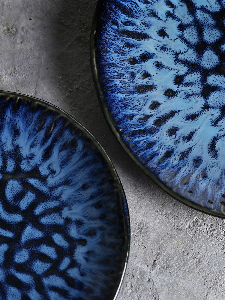 kiln ceramic ceramic steak dish 10-inch pasta dish... – Vicedeal