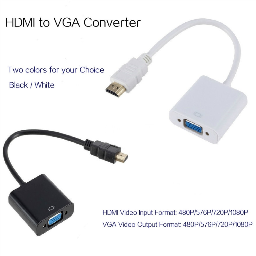 1080P HDMI to VGA Cable Adapter Digital to Analog ... – Vicedeal