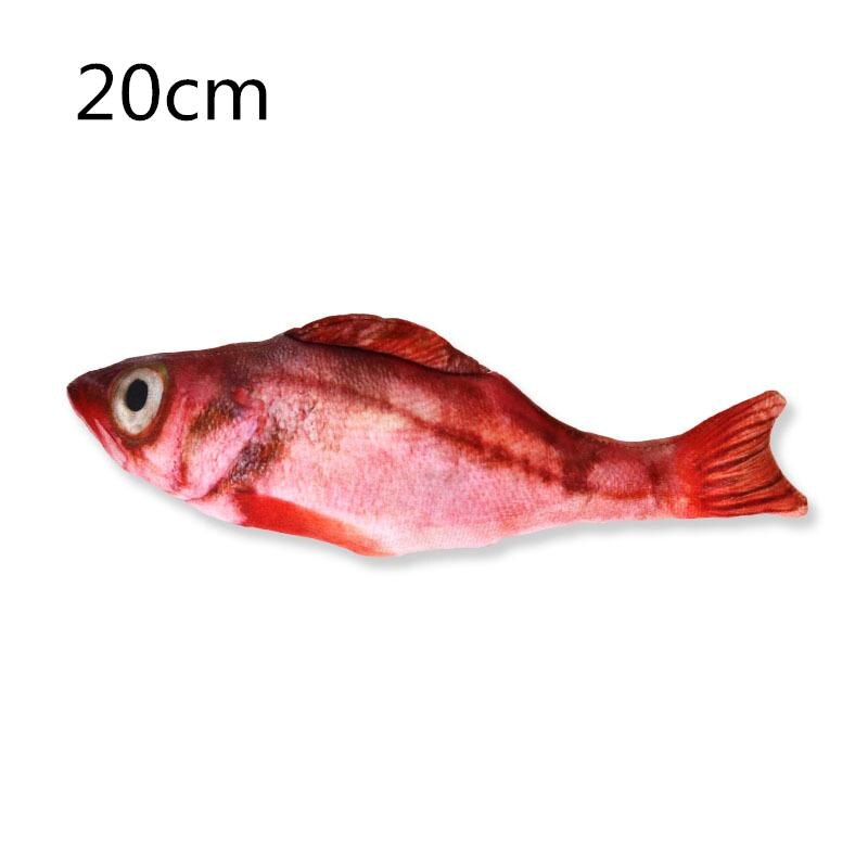 Plush 3D Carp Fish Shape Cat Toy Cute Simulation F... – Grandado
