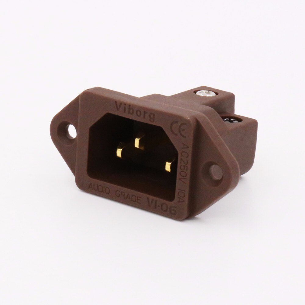 Viborg Audio VI-06CG Pure Red Koper AC Inlet IEC s... – Grandado