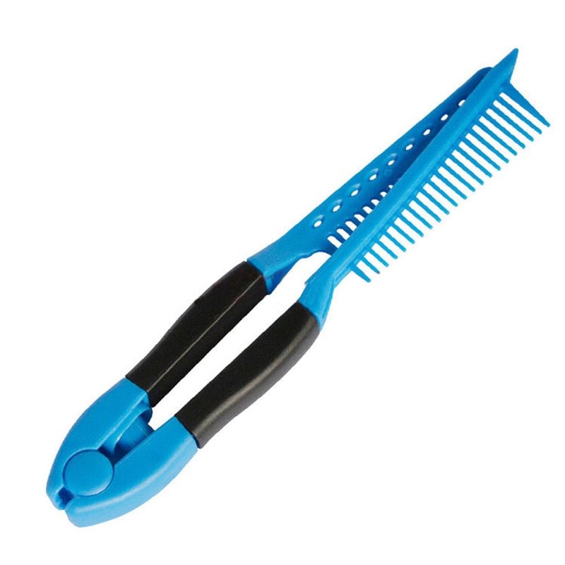 V Type Steil Haar Kam Brush Tool Stijltang Kam Diy... – Vicedeal