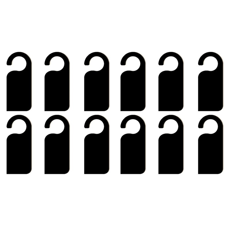12 Pcs Wooden Door Sign Hanger Mini Double-Sided W... – Vicedeal