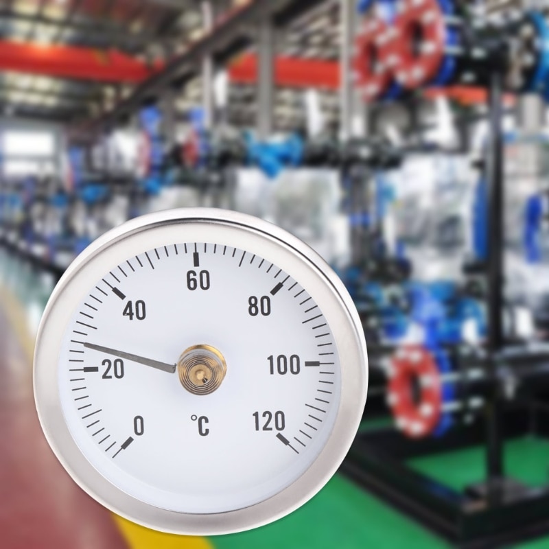 0 ~ 120c 63mm urskive i rustfrit stål clip-on fjed... – Vicedeal