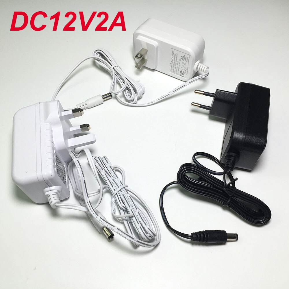 Power Supply Adapter AC/DC 12V 2A for LED DC Secur... – Vicedeal