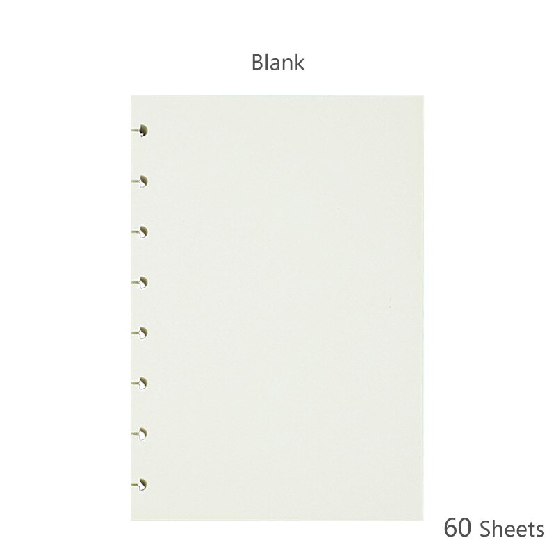 A5 Notepad Inner Paper Mushroom Hole Loose Leaf No... – Grandado