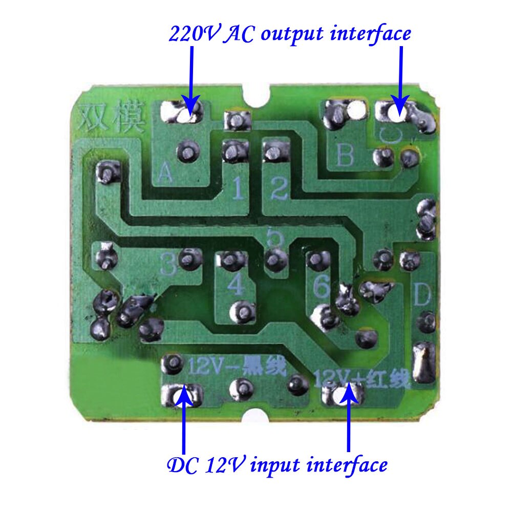 1 Pcs Dual-Mode 40W DC-AC Inverter Voeding 12V Lit... – Grandado