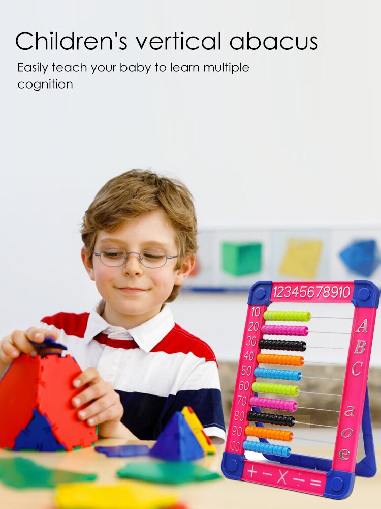 Plastic Abacus Toy With Beads Digital Arithmetic M... – Vicedeal