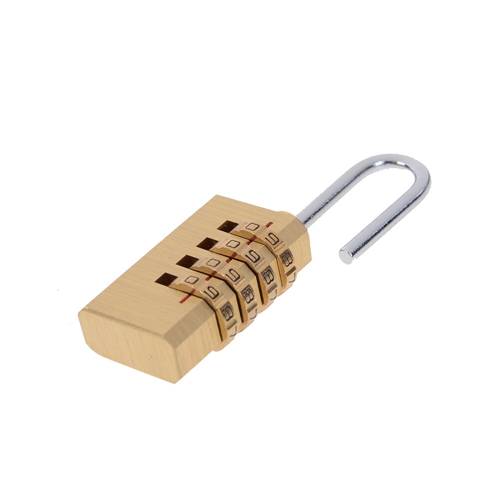 1pc Brass Mini 4 Digits Number Password Code Lock Vicedeal
