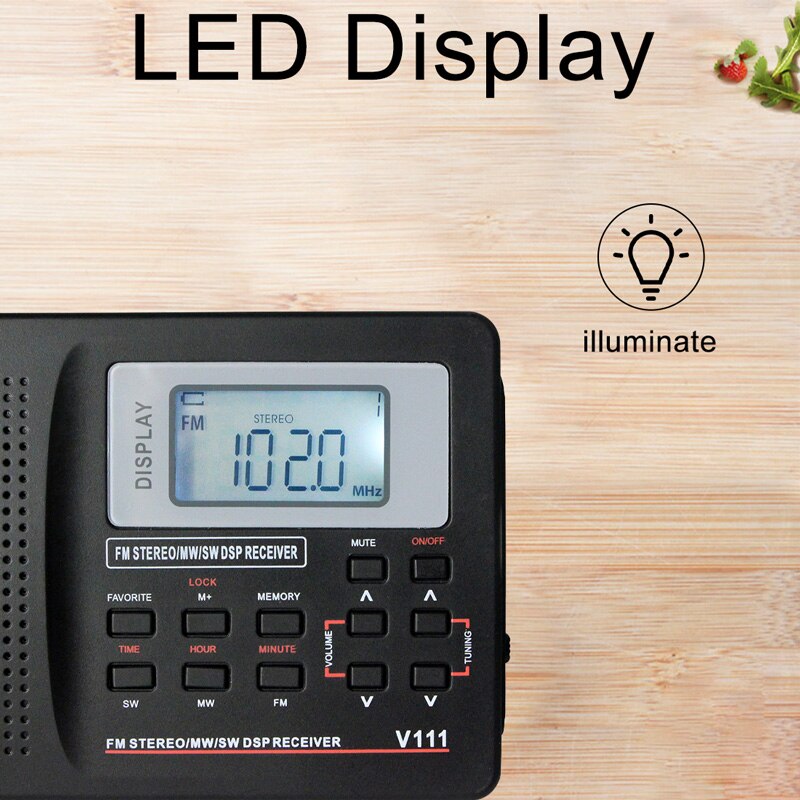 Retekess V111 Radio Fm Stereo/Mw/Sw Radio Station ... – Vicedeal