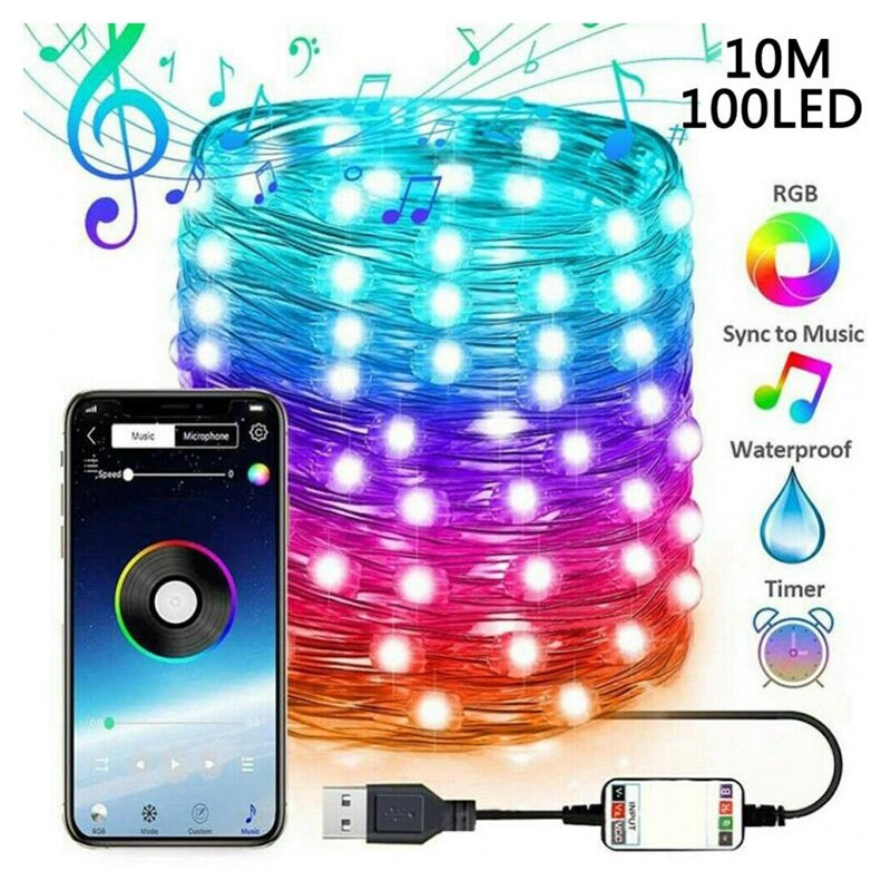 Bluetooth Smart Home LED String Lights Mobile Phon... – Vicedeal