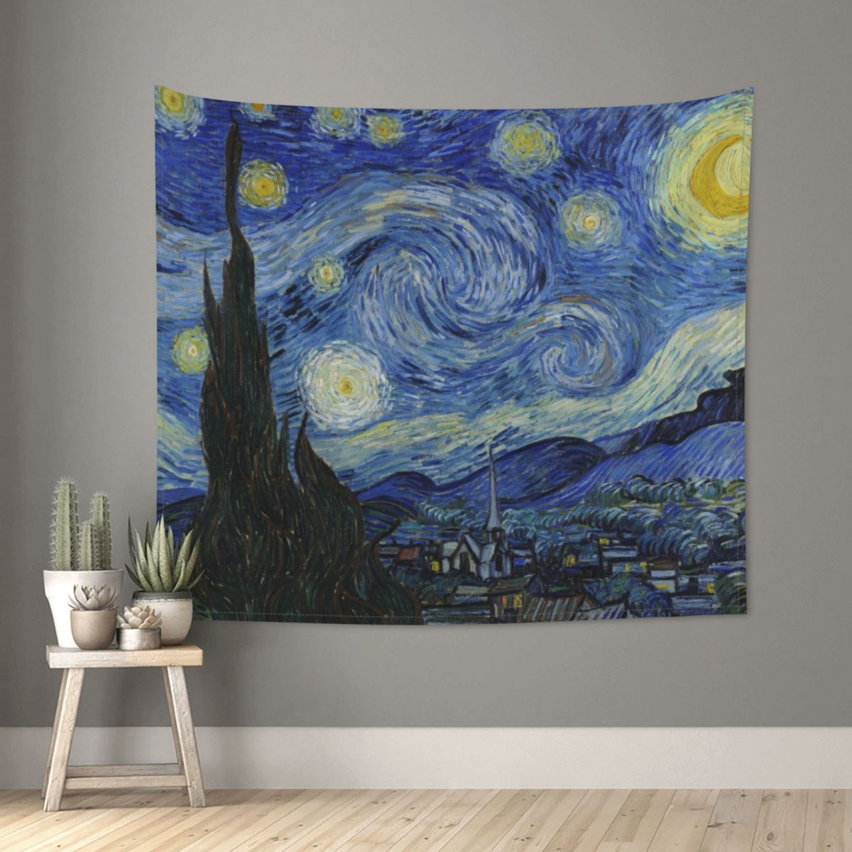 Starry Night Vincent Van Gogh Tapestry Wall Hangin... – Grandado